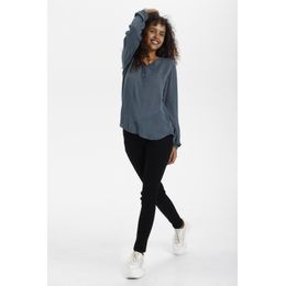 Kaffe Langarm-Bluse Regular fit Orion Blue