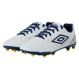 Umbro - Herren Fu&szlig;ball-Stiefel "Tocco IV Club FG" (Wei&szlig;/Poseidon/Kr&auml;ftiges Gelb)