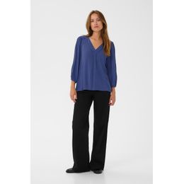 Kaffe Langarm-Bluse KAfia Langarm-Bluse Regular fit blue