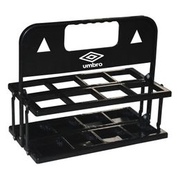 Umbro - Tr&auml;ger f&uuml;r Wasserflaschen, Logo, 8 Flaschen (Schwarz)