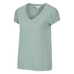 Mountain Warehouse - "Malaga" T-Shirt f&uuml;r Damen, Broderie-&Auml;rmel (Khakigr&uuml;n)