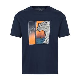 Mountain Warehouse - T-Shirt f&uuml;r Herren, Baumwolle aus biologischem Anbau (Marine)