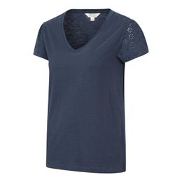 Mountain Warehouse - "Malaga" T-Shirt f&uuml;r Damen, Broderie-&Auml;rmel (Marine)