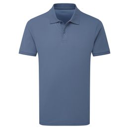 Asquith & Fox - "Premium" Poloshirt f&uuml;r Herren, Mercerisierte Baumwolle (Blaustahl)