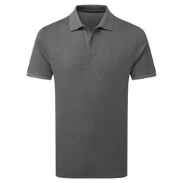 Asquith & Fox - "Premium" Poloshirt f&uuml;r Herren, Mercerisierte Baumwolle (Holzkohle)