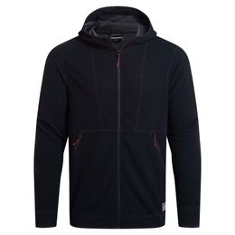 Craghoppers - "Compresslite" Fleecejacke f&uuml;r Herren, mit Kapuze (Schwarz)