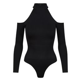 Damen Essentials Cold Shoulder Bodysuit mit formendem, recyceltem Stretch-Fit