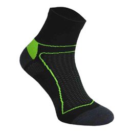 COMODO 1 Pack Hochsichtbare Neon Low-Cut Fahrradsocken