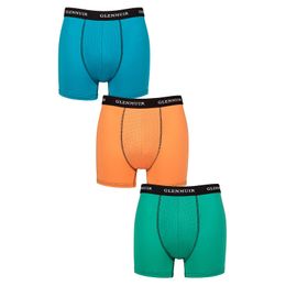 Glenmuir 3er-Pack Herren Sport-Trunks | Atmungsaktive Stretch-Sportunterw&auml;sche