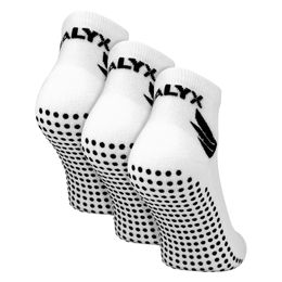 3er Pack Herren Bambus Kn&ouml;chelsocken mit Grip | Verst&auml;rkte Ferse und Zehen, weiche rutschfeste Socken