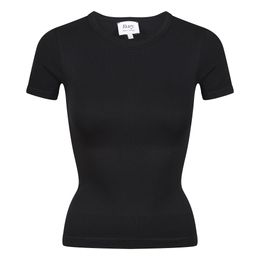 Damen Essentials Basic T-Shirt Formend Recycelter Stretch Alltagsschnitt