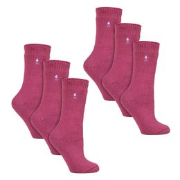 Heat Holders 6 Paar Damen Original Dicke Winterthermo-Socken