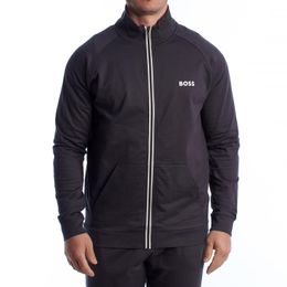 BOSS Herren Hausjacke mit Rei&szlig;verschluss 50545564