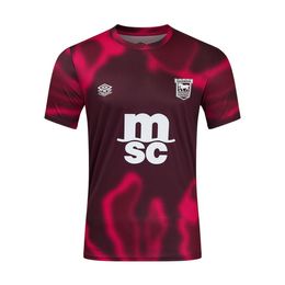 Umbro - "24/25" Trikot f&uuml;r Herren/Damen Unisex kurz&auml;rmlig (Feige/Weinrot/Rote Beete)