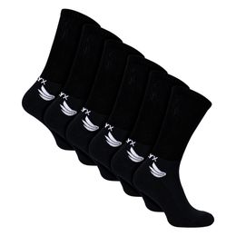 6er-Pack Herren Bambus Sportsocken | Verst&auml;rkte Ferse & Zehen Atmungsaktive Socken
