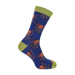 1 Pack Herren Baumwollsocken mit Tiermuster aus Bambus