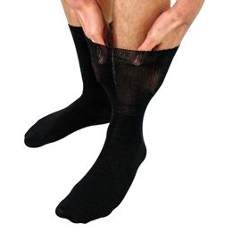 Damen Herren Woll&ouml;demsocken f&uuml;r geschwollene F&uuml;&szlig;e & Durchblutungsunterst&uuml;tzung