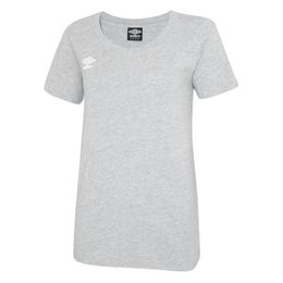 Umbro - "Club Leisure" T-Shirt f&uuml;r Damen (Hellgrau Mergel)