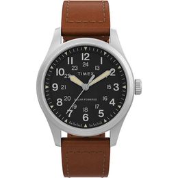 Timex Field Post Solar Herren Armbanduhr Braun TW2V00200
