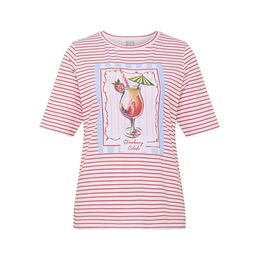 Rabe - Rundhals-Shirt, weiss, Gr. 42 / M - Baumwolle