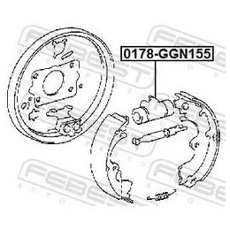 FEBEST Radbremszylinder 0178ggn155 Hinterachse f&uuml;r TOYOTA