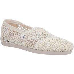 Toms Shoes TOMS Alpargata Polyester Damen Natur Espadrilles
