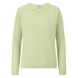 Peter Hahn - Rundhals-Pullover mit 1/1-Arm aus 100% Kaschmir, gr&uuml;n, Gr. 38 / S - Kaschmir
