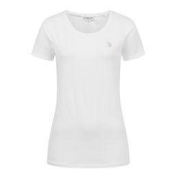 U.S. Polo Assn. Damen T-Shirt aus Baumwoll-Stretch