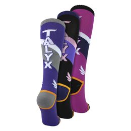 3er-Pack Damen Skisocken mit Polsterung, thermisch, feuchtigkeitsableitend, Wintersport-Socken