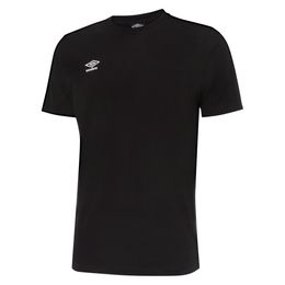 Umbro Herren Pro Taped T-Shirt (Schwarz)