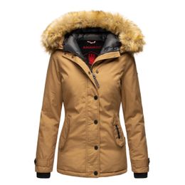 Navahoo Damen Winterjacke Laura &ndash; Warm, Stylisch & Mit Abnehmbarem Kunstfellkragen