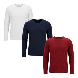 BOSS 3er-Pack Herren Langarm-Unterhemden 50492321