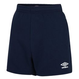 Umbro - "Club Leisure" Shorts f&uuml;r Damen (Marineblau/Wei&szlig;)