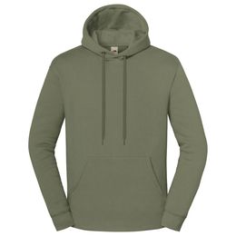 Fruit of the Loom - "Iconic Premium" Sweatshirt f&uuml;r Herren/Damen Unisex, mit Kapuze (Klassisch Olivgr&uuml;n)