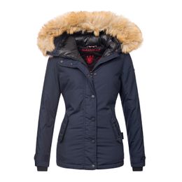 Navahoo Damen Winterjacke Laura &ndash; Warm, Stylisch & Mit Abnehmbarem Kunstfellkragen