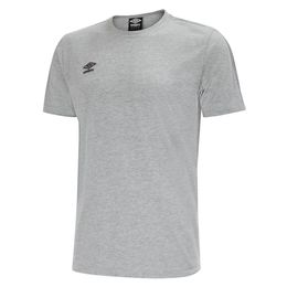Umbro Herren Pro Taped T-Shirt (Grau meliert)