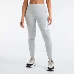 Umbro - "Core" Leggings f&uuml;r Damen (Grau meliert/Wei&szlig;)