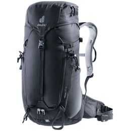 Wanderrucksack Deuter "TRAIL 22 L", schwarz, Rucks&auml;cke, B/H/T: 24cm x 58cm x 20cm, Web, Polyester, unifarben, f&uuml;r Jugendliche und Erwachsene, mit 22 Liter Volumen, B:24cm H:58cm T:20cm