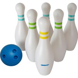 alldoro XXL Bowling Set f&uuml;r Kinder mit 6 Pins - Spielsachen