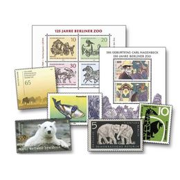 BRD, DDR, Berlin, Kollektion "Elefant, Tiger und Co. - Tierparks und Zoolog. G&auml;rten in Deutschland"