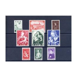 Saarland, Briefmarken-Jahrgang 1954