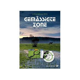 Numiskarte "Gem&auml;&szlig;igte Zone", Spiegelglanz