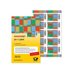 Markenset "500 Jahre Evangelisches Gesangbuch", Briefmarke zu 1,00 EUR, 10er-Set