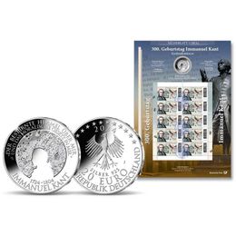 Numisblatt "300. Geburtstag Immanuel Kant"