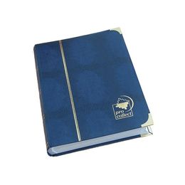 pro collect Einsteckbuch, 64 Seiten, blau, wei&szlig;e Bl&auml;tter