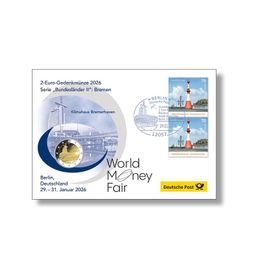 Gedenkbrief World Money Fair 2026: "Bremen (Klimahaus Bremerhaven)"