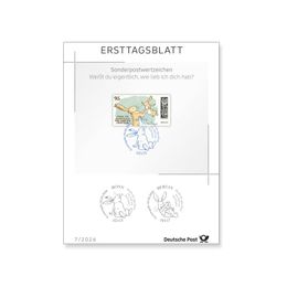 Ersttagsblatt 7/26 "Wei&szlig;t du eigentlich, wie lieb ich dich hab?"