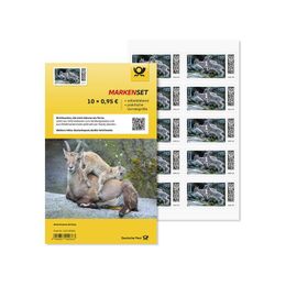 Markenset "Steinbock", Briefmarke zu 0,95 &euro;, 10er-Set