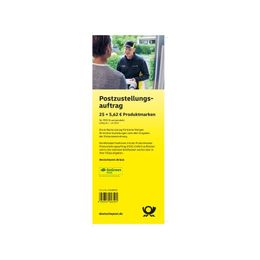 Produktmarke Postzustellungsauftrag