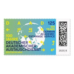 100 Jahre Deutscher Akademischer Austauschdienst, Briefmarke zu 1,25 &euro;, 10er-Bogen